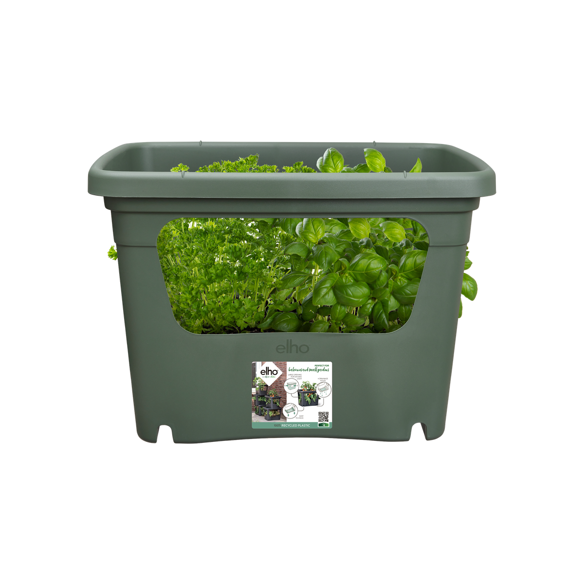 green basics stack & grow large leaf green - elho® - Give room to nature