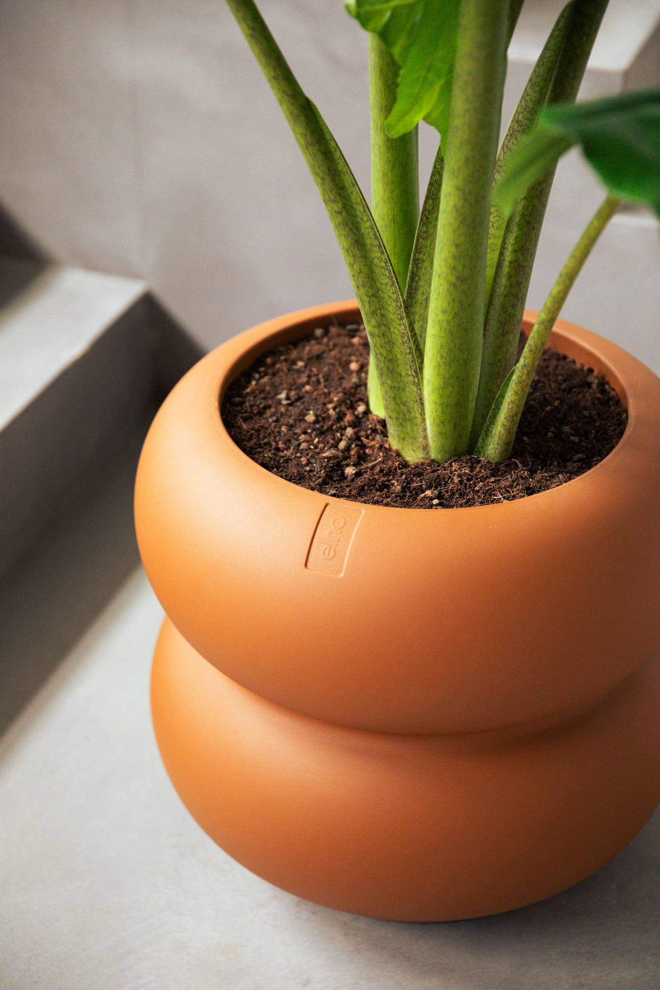 amber roll low 43cm caramel - elho® - Give room to nature