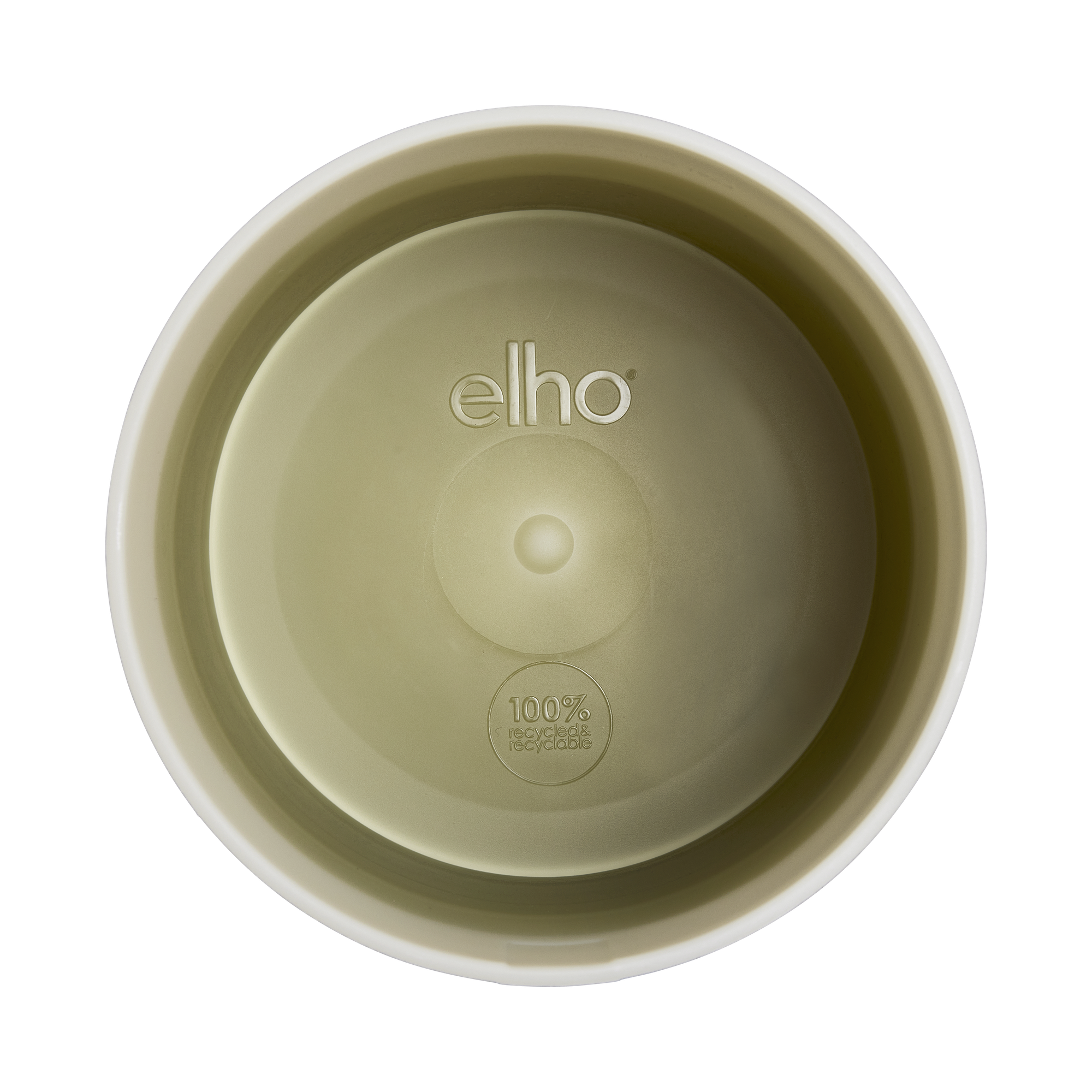 colour gradient round 14cm bamboo green - elho® - Give room to nature