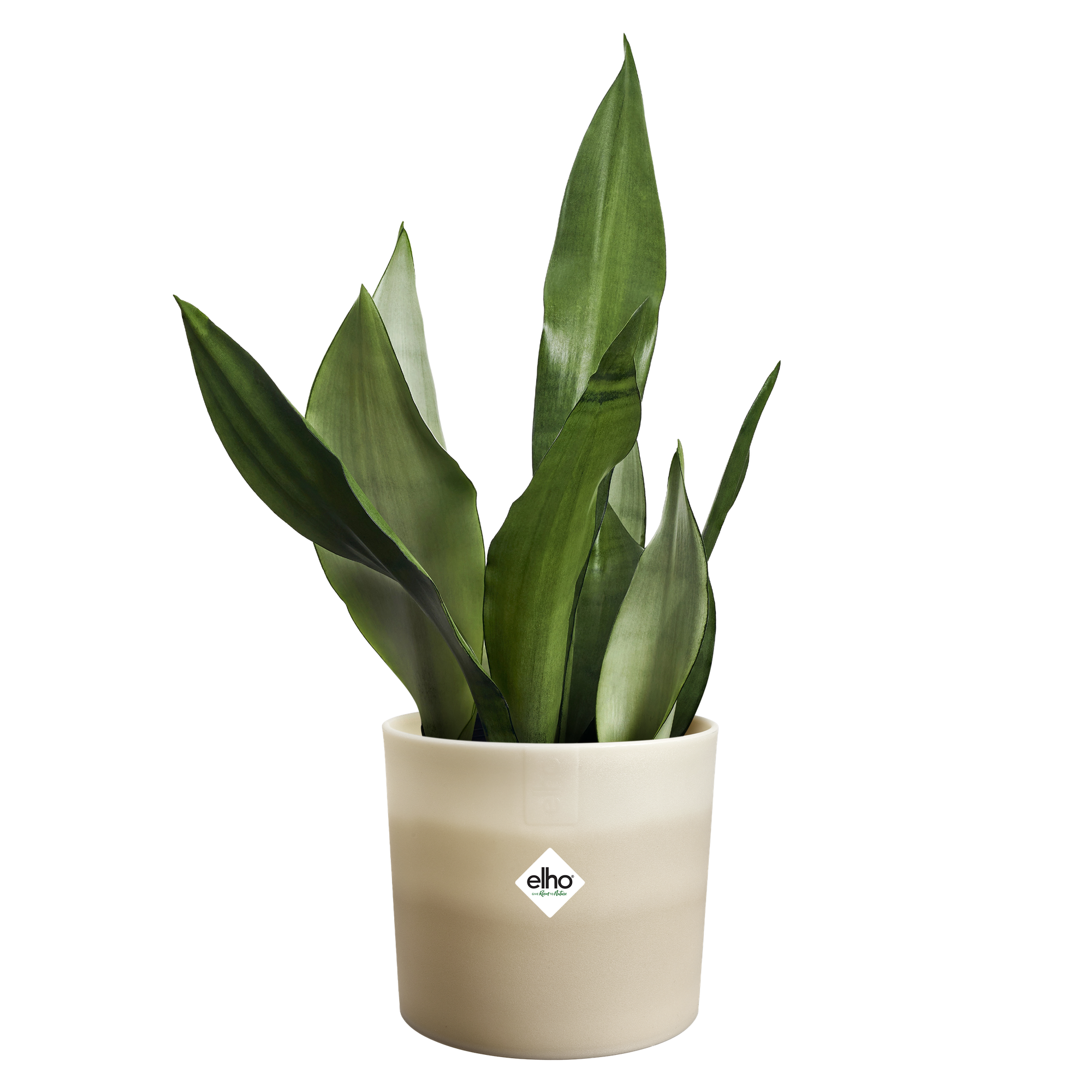 colour gradient round 14cm sandstone beige - elho® - Give room to nature