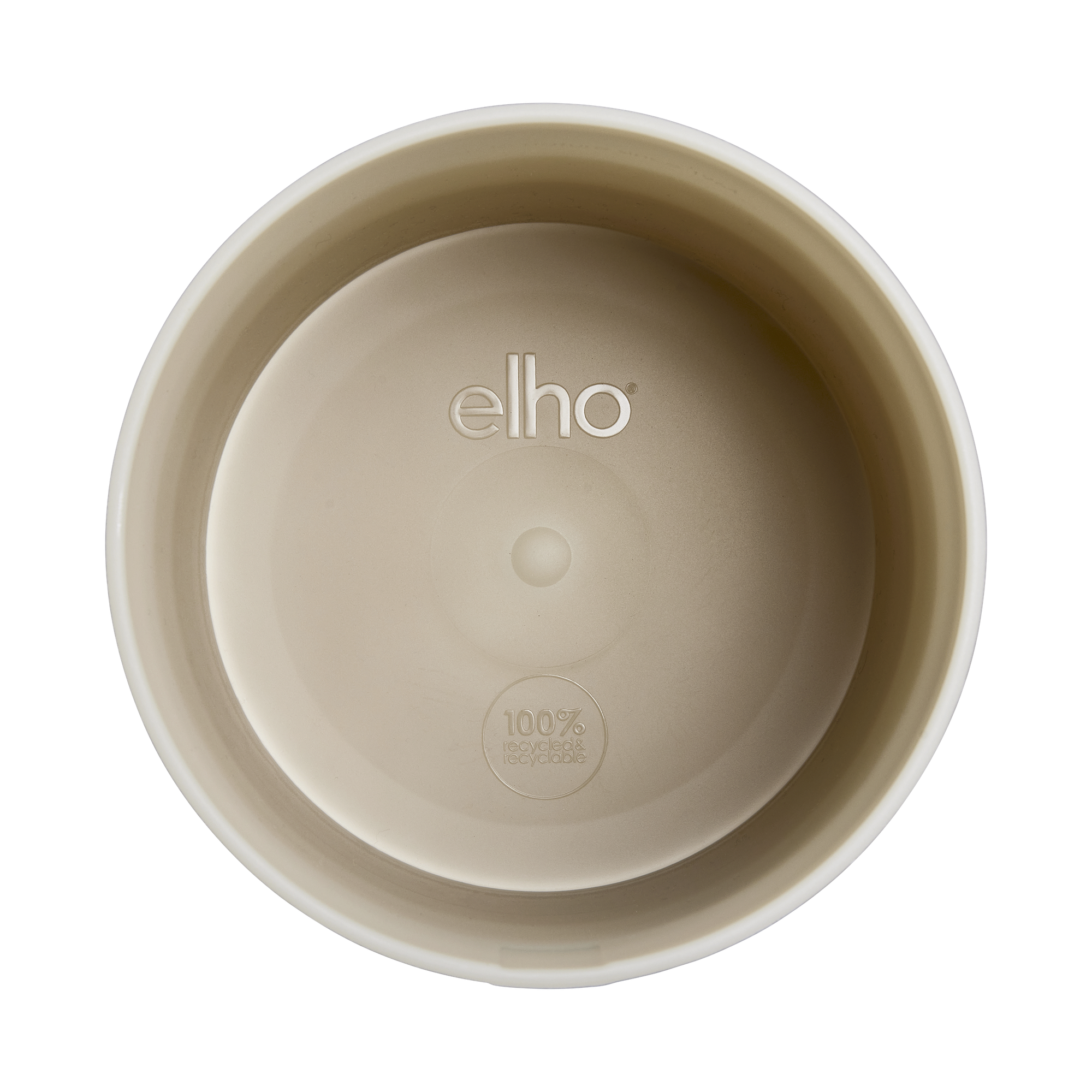 colour gradient round 18cm sandstone beige - elho® - Give room to nature