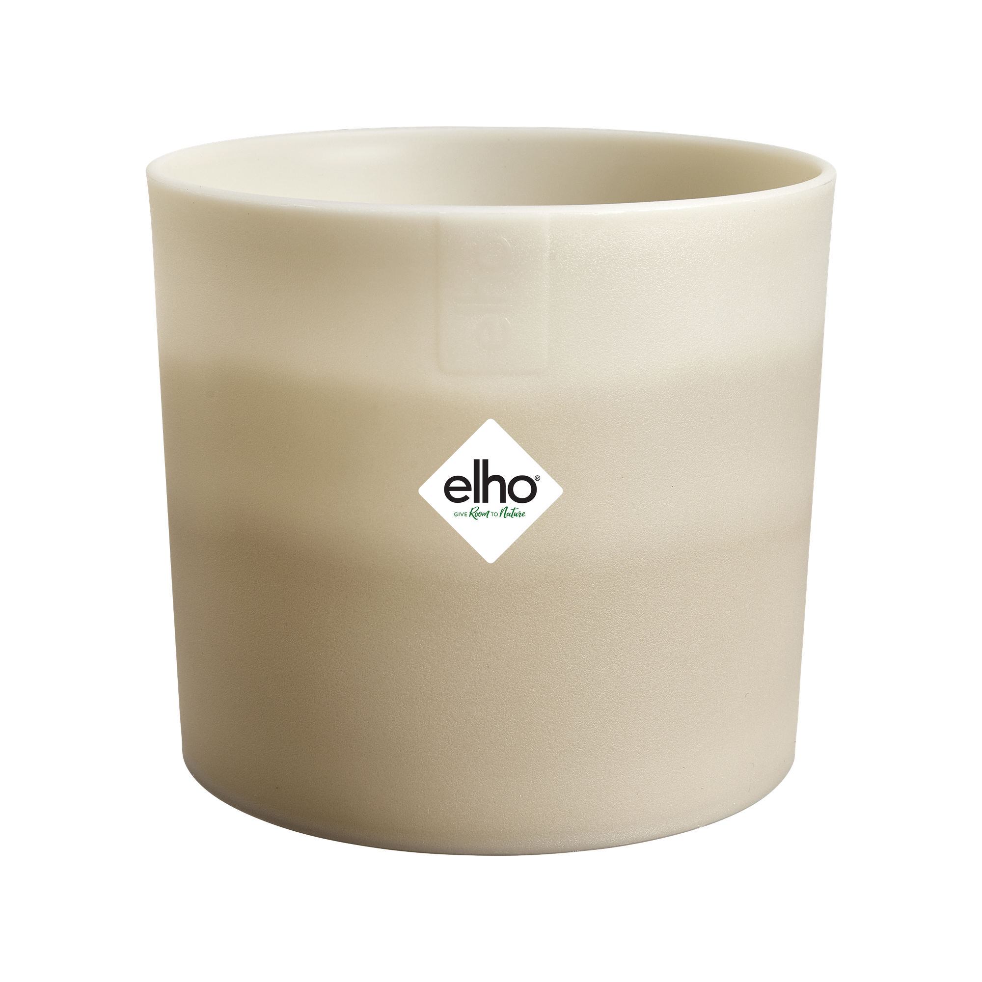 colour gradient round 18cm sandstone beige - elho® - Give room to nature