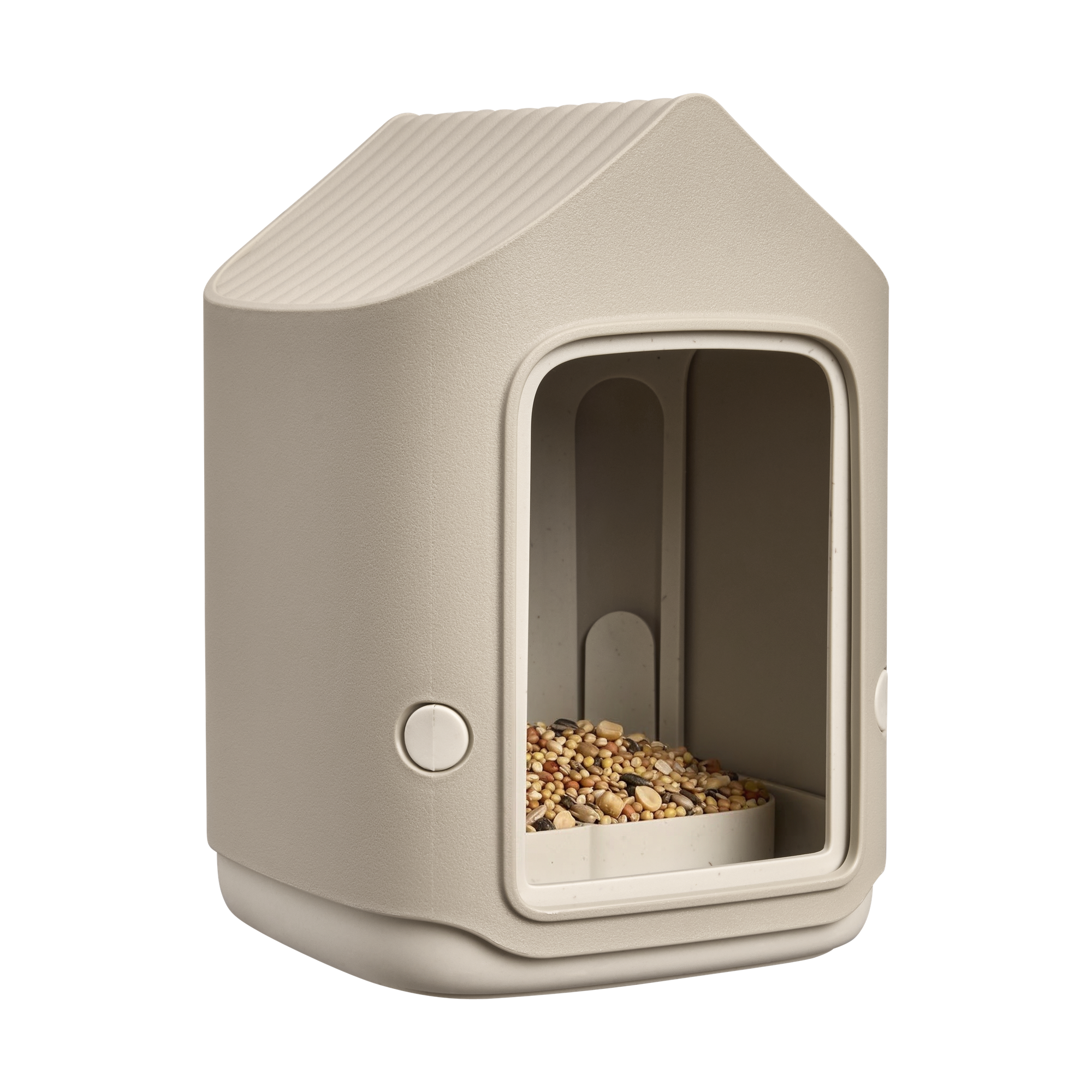 cosy bird feeder 18cm mushroom beige - elho® - Give room to nature