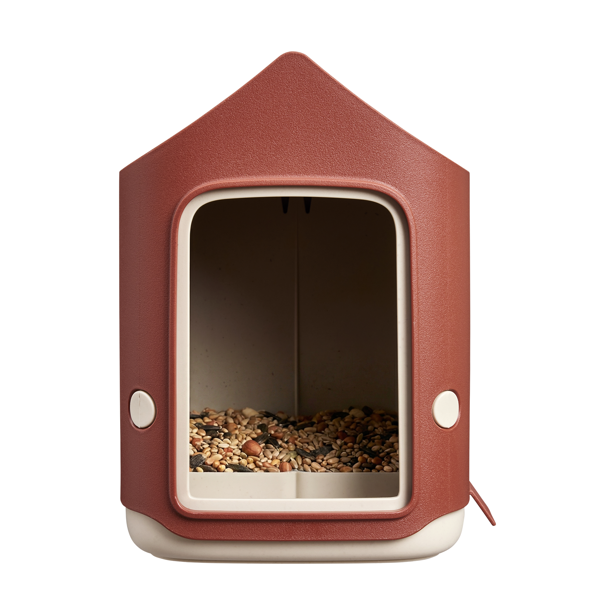 cosy bird feeder 18cm tuscan red - elho® - Give room to nature