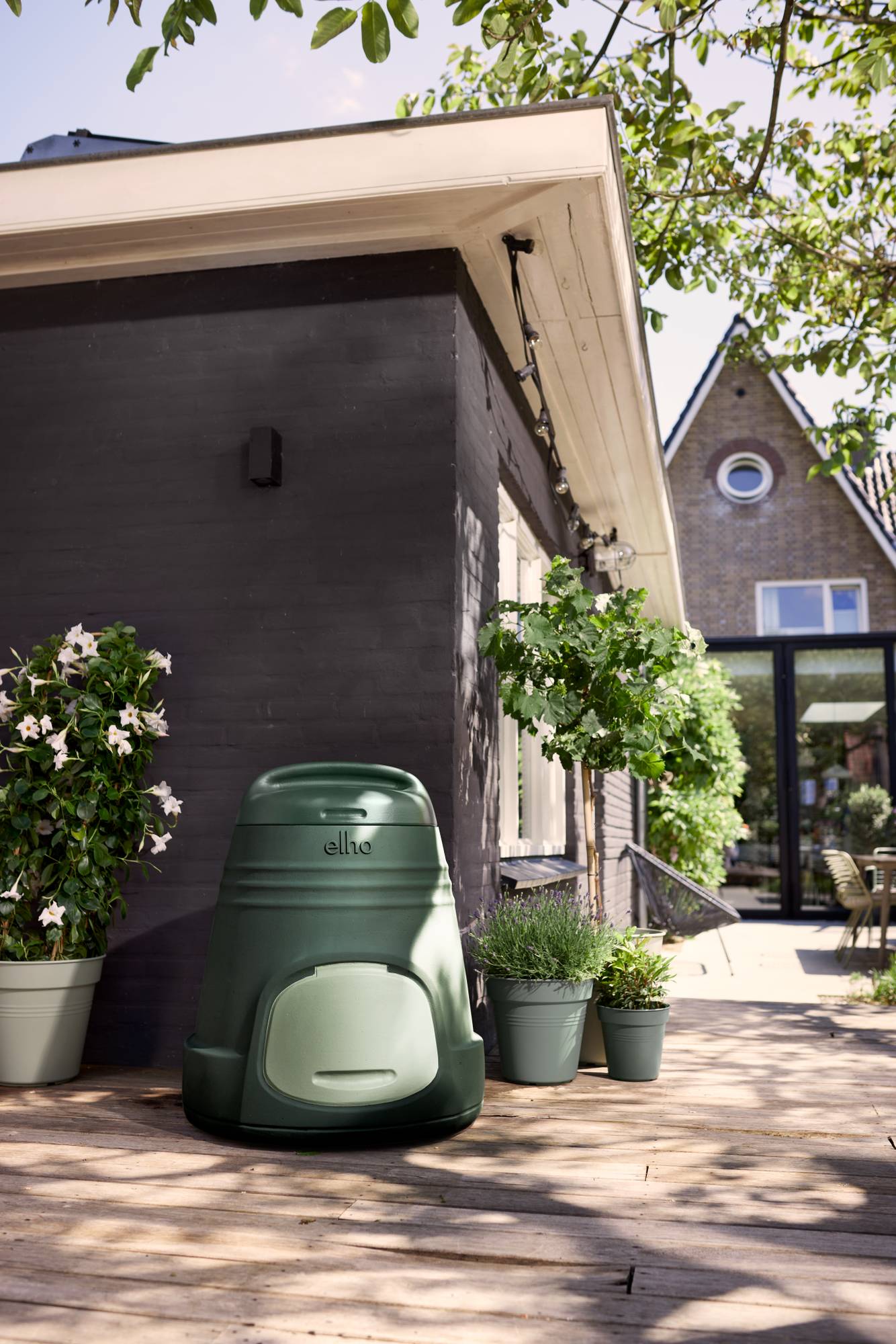 green basics composter 200L leaf green - elho® - Give room to nature