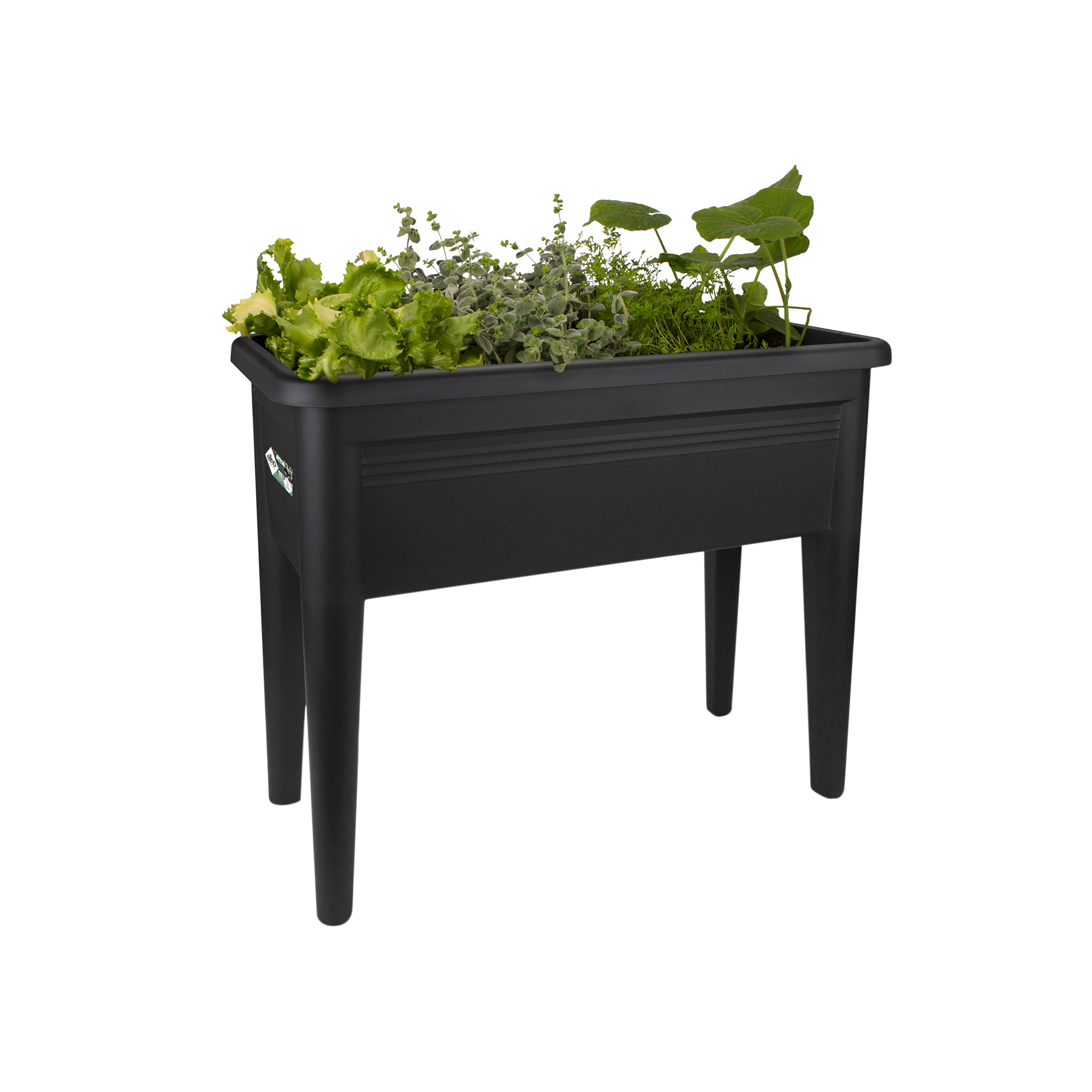 green basics grow table xxl 75cm living black - elho® - Give room to nature
