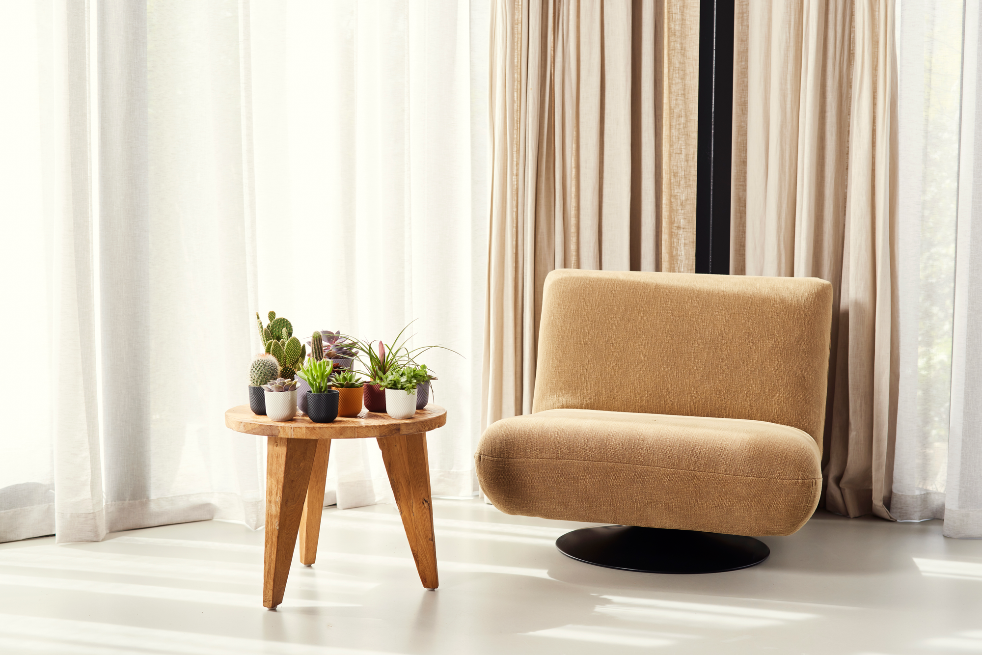 jazz rond mini 9cm amber geel - elho® - Give room to nature