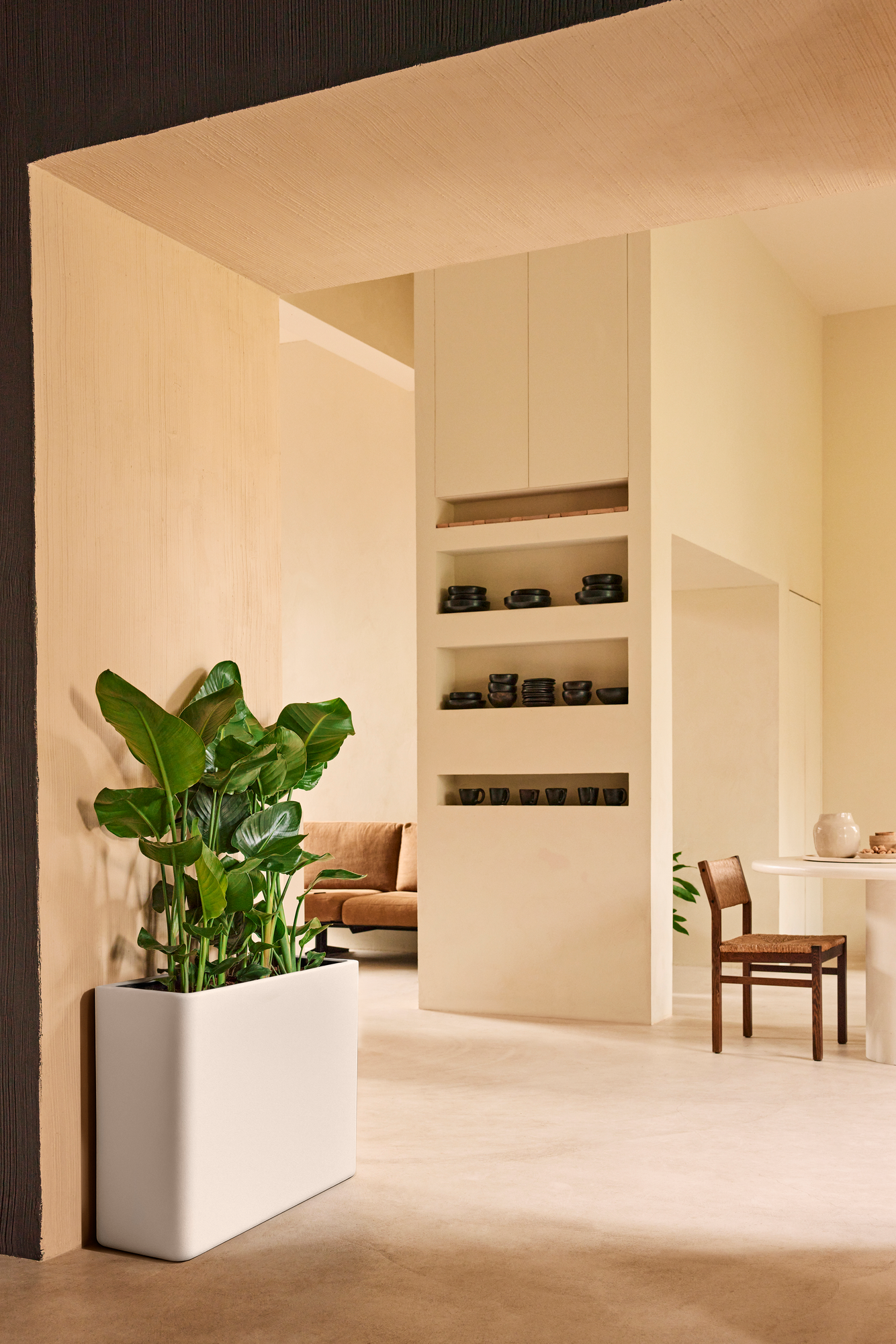 june brick divider 80cm linen white - elho® - Give room to nature