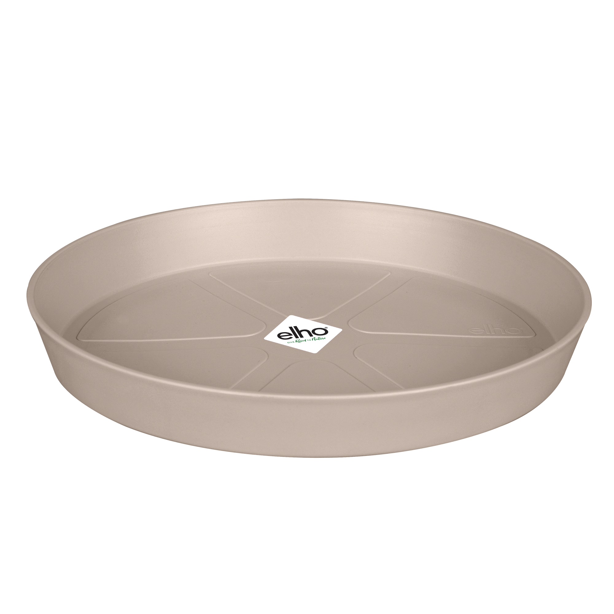 loft urban saucer round 21cm mushroom beige - elho® - Give room to nature
