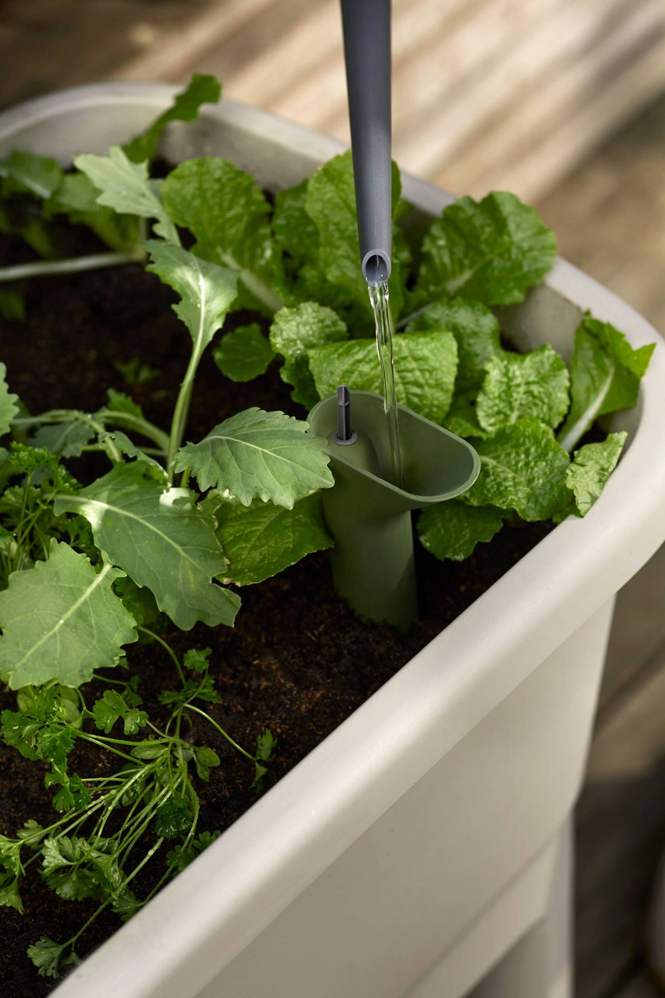 noa grow table warm grey - elho® - Give room to nature