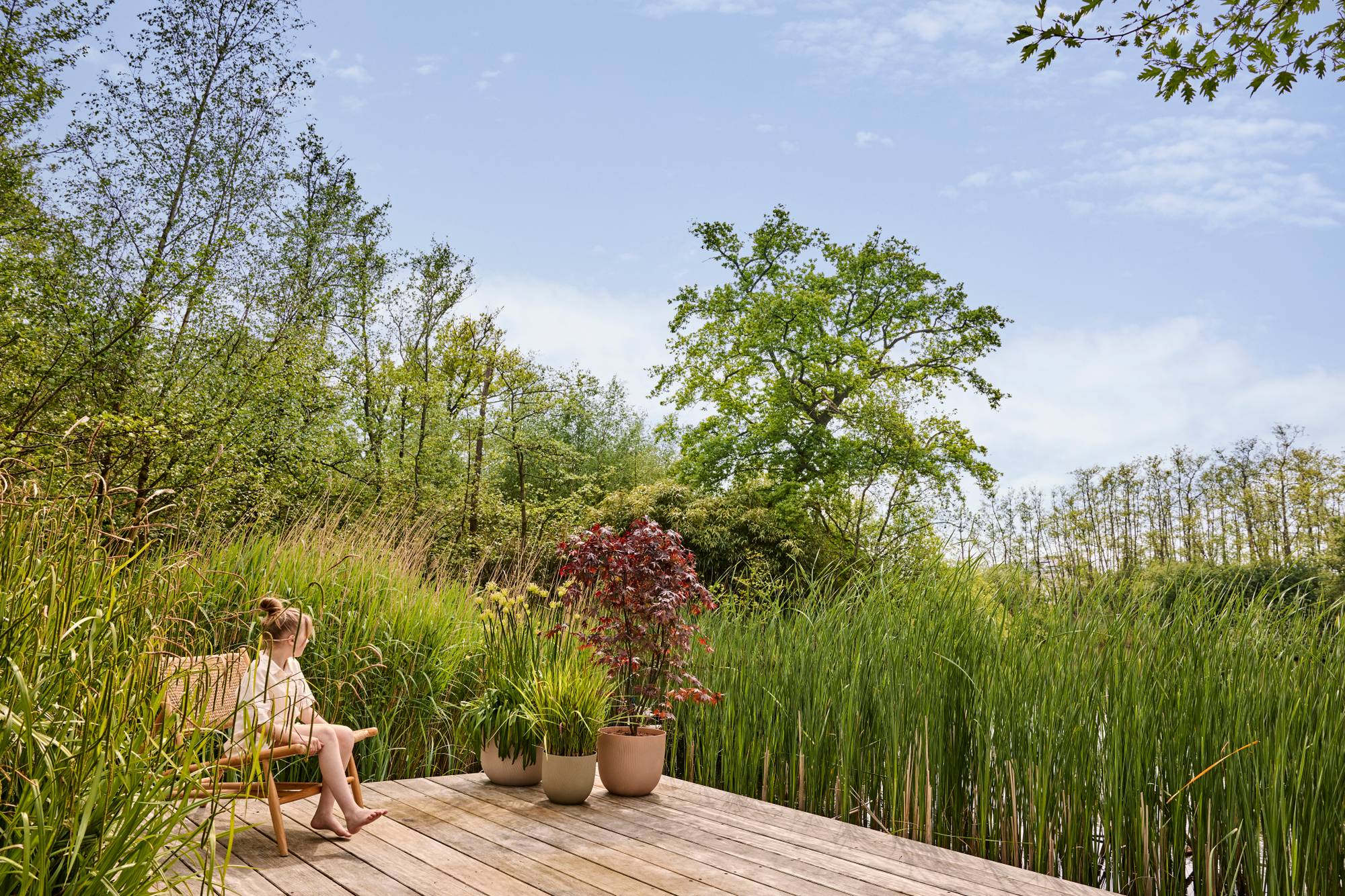 sereh rond 30cm scandinavisch groen - elho® - Give room to nature