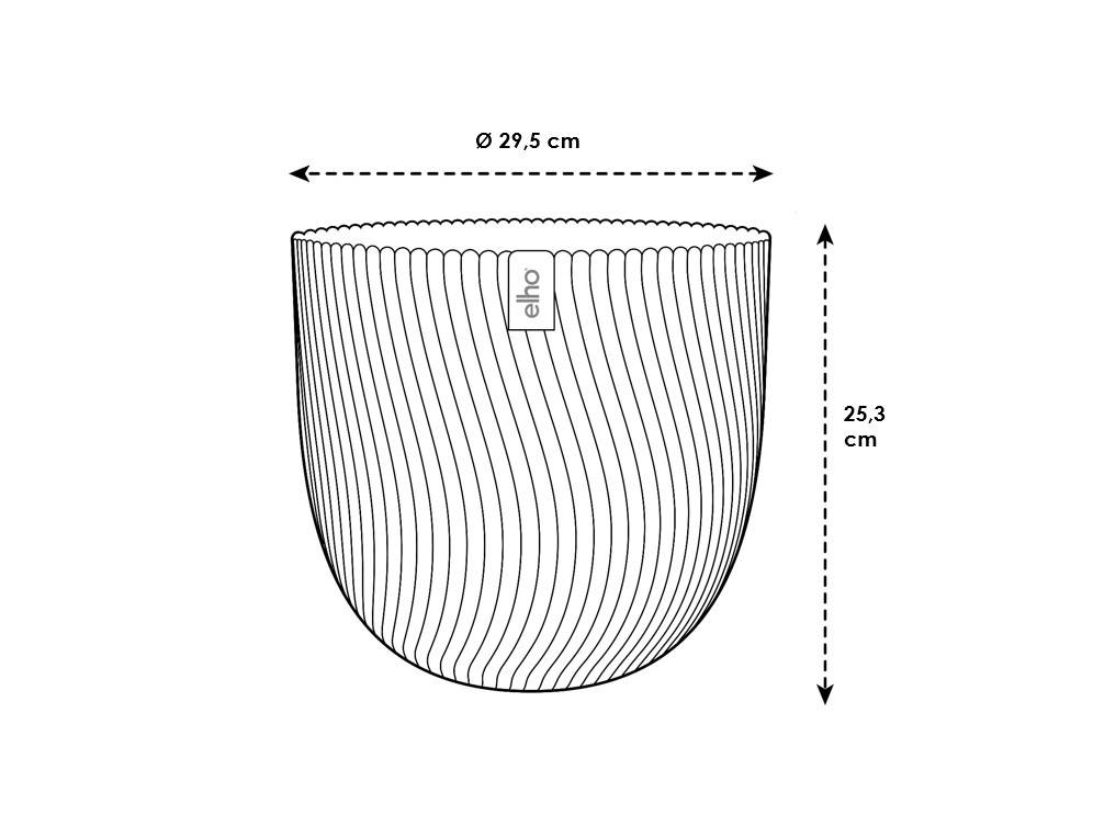 sereh round 30cm anthracite - elho® - Give room to nature