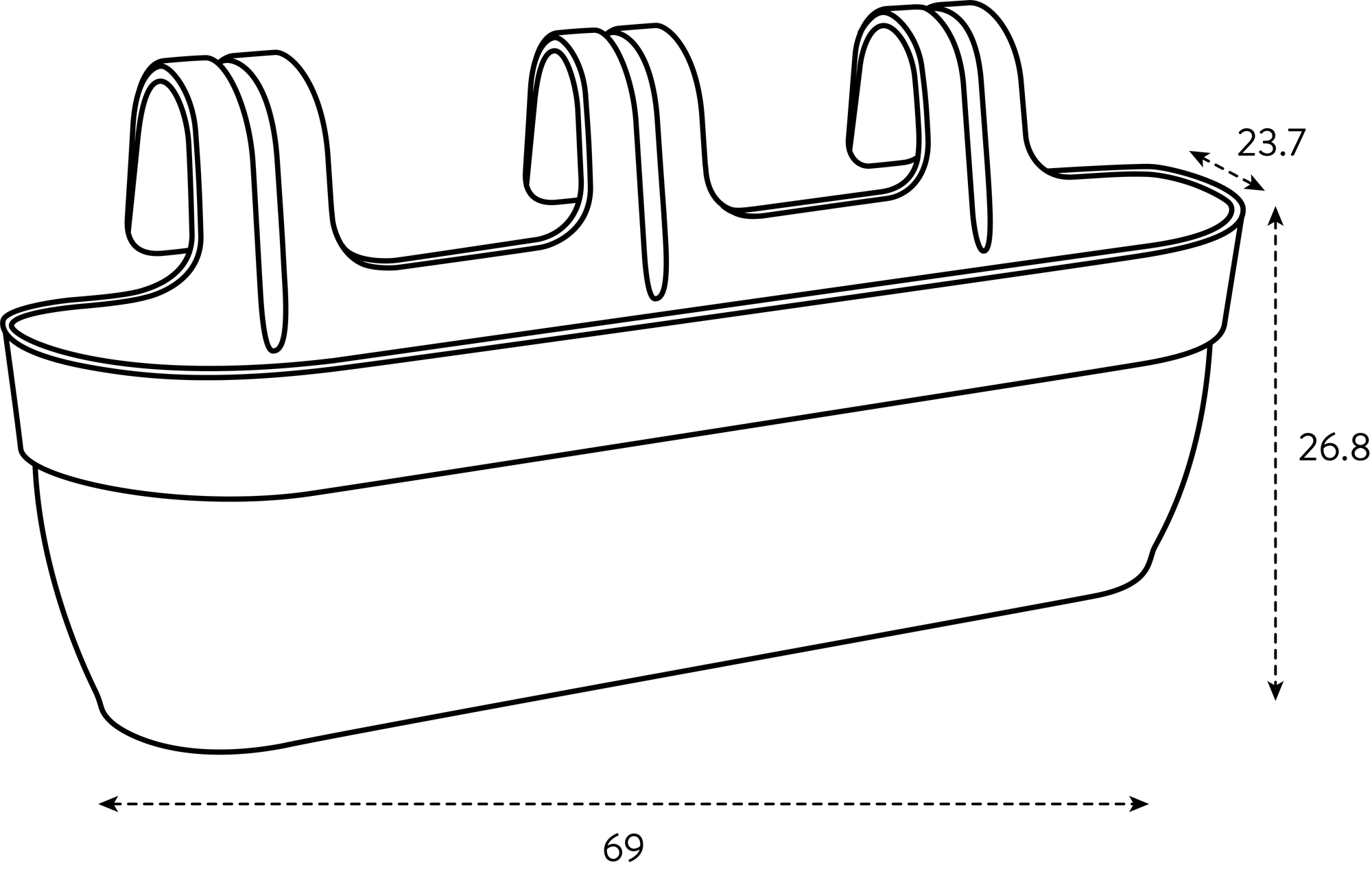 vibia campana easy hanger XXL 70cm honey yellow - elho® - Give room to ...