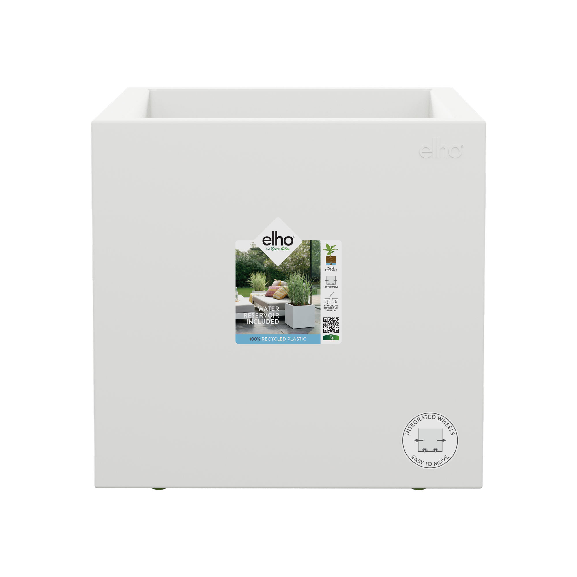 vivo next square 40cm white - elho® - Give room to nature