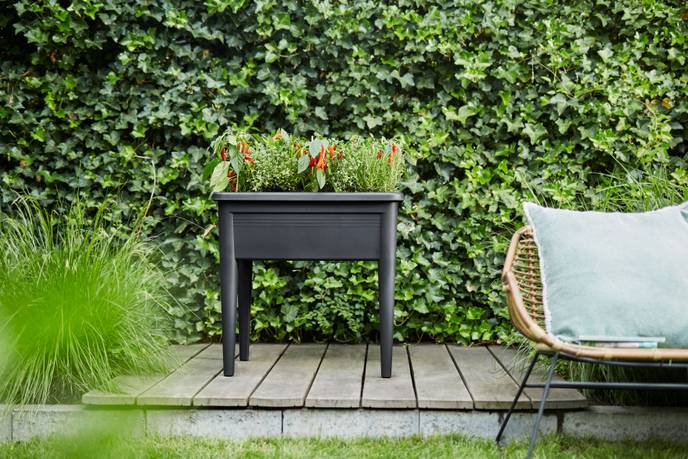green basics grow table super xxl living black - elho® - Give room to ...