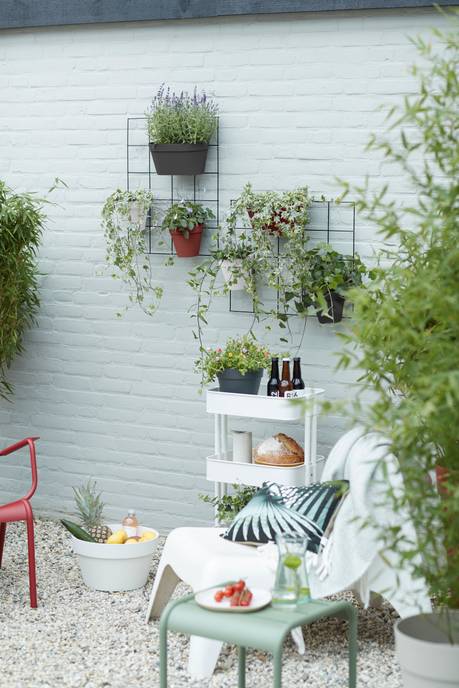 loft urban green wall rack 59cm living black - elho® - Give room to nature