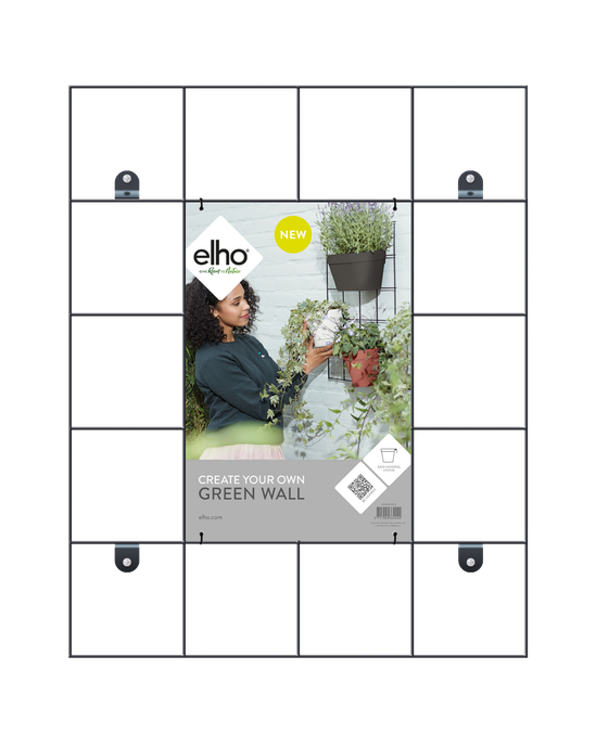 loft urban green wall rack 59cm living black - elho® - Give room to nature