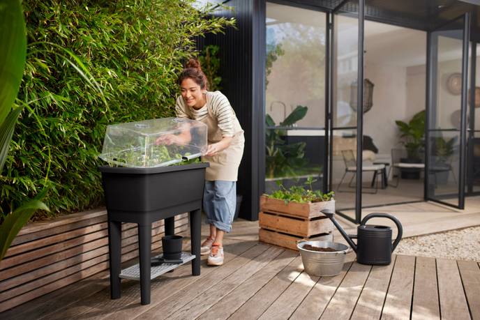 noa grow table living black - elho® - Give room to nature