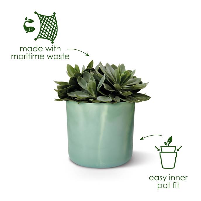 the ocean collection round 22cm pacific green - elho® - Give room to nature